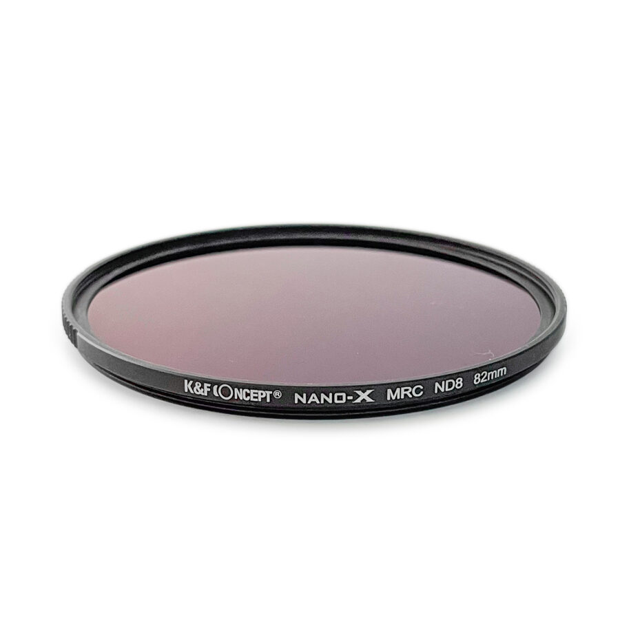 82mm ND-8 K&F Concept NANO-X MRC ND8 Filter • Foto ir video įrangos nuoma